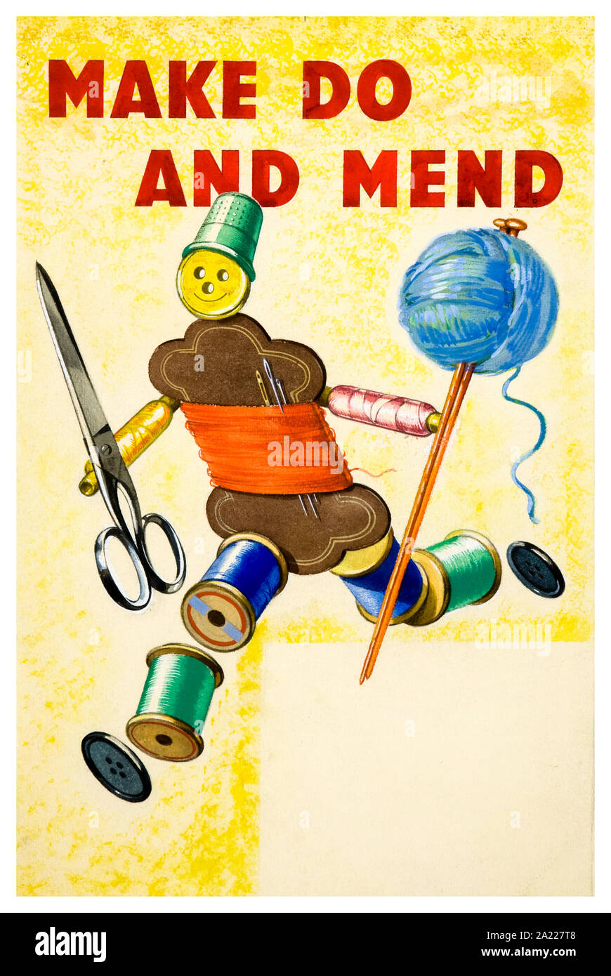 Make and mend poster hi-res stock photography and images - Alamy