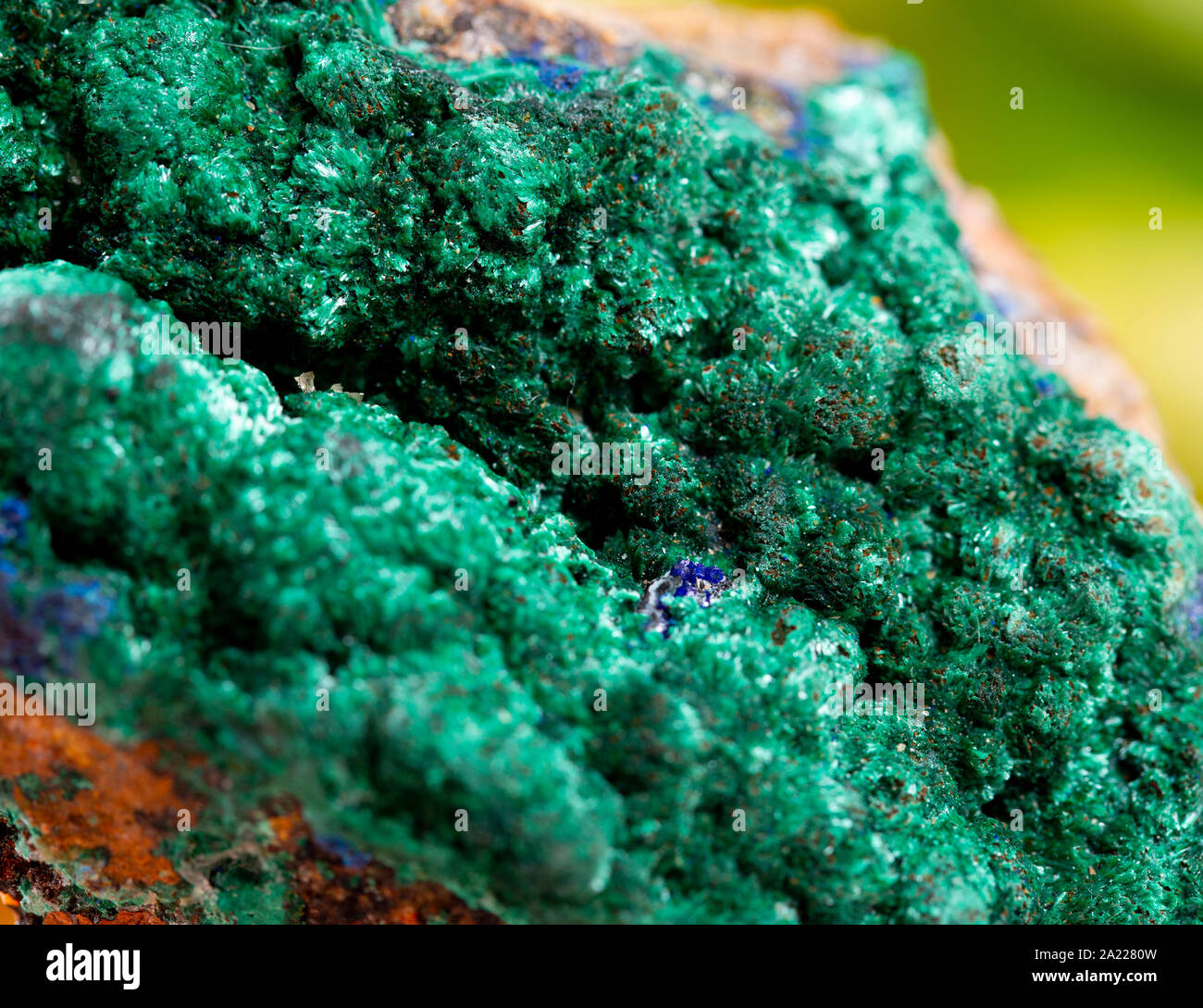 Azurite copper carbonate sample hi-res stock photography and images - Alamy