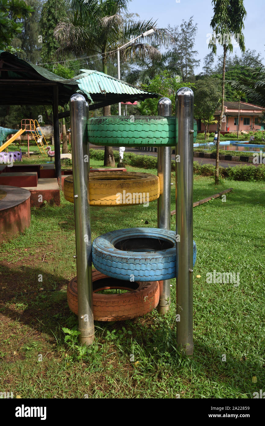 Toddler-friendly ride at the Science Park. Goa Science Centre ...