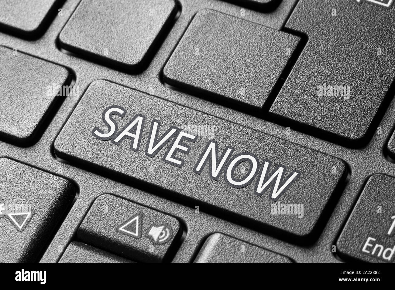 button on pc keyboard Stock Photo - Alamy