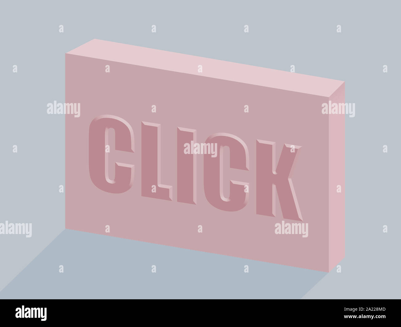 click modern word write Stock Photo - Alamy