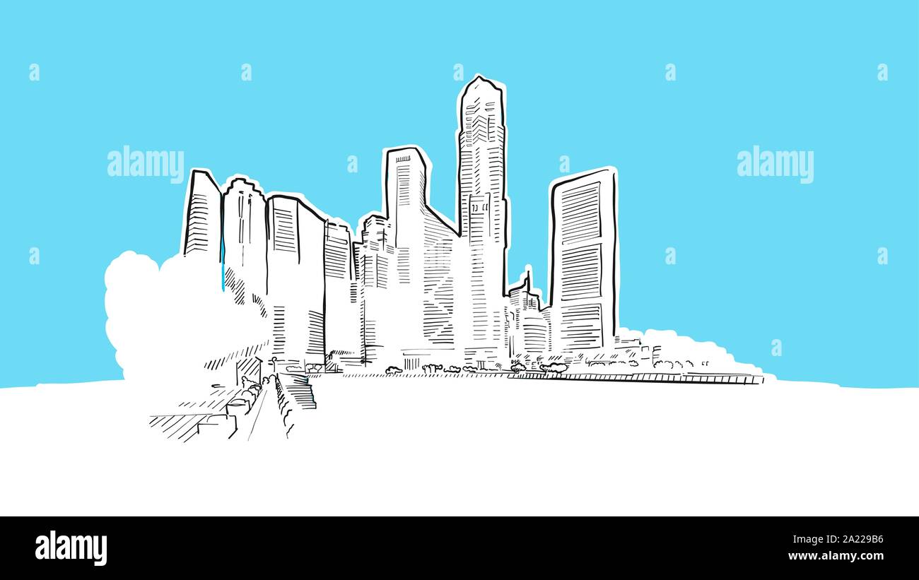 Esplanade Cartoon Drawing