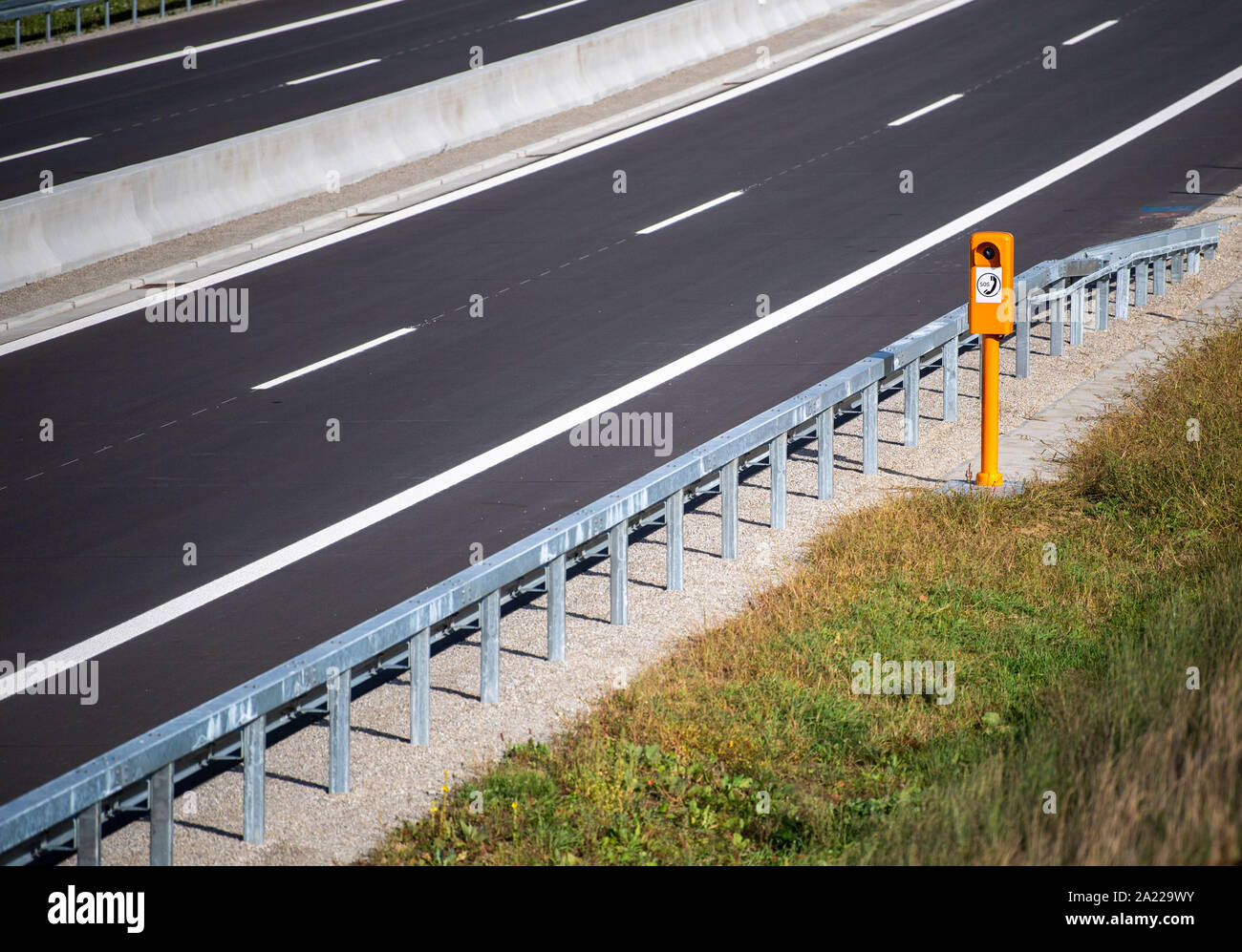 Motorway emergency telephone hi-res stock photography and images - Alamy