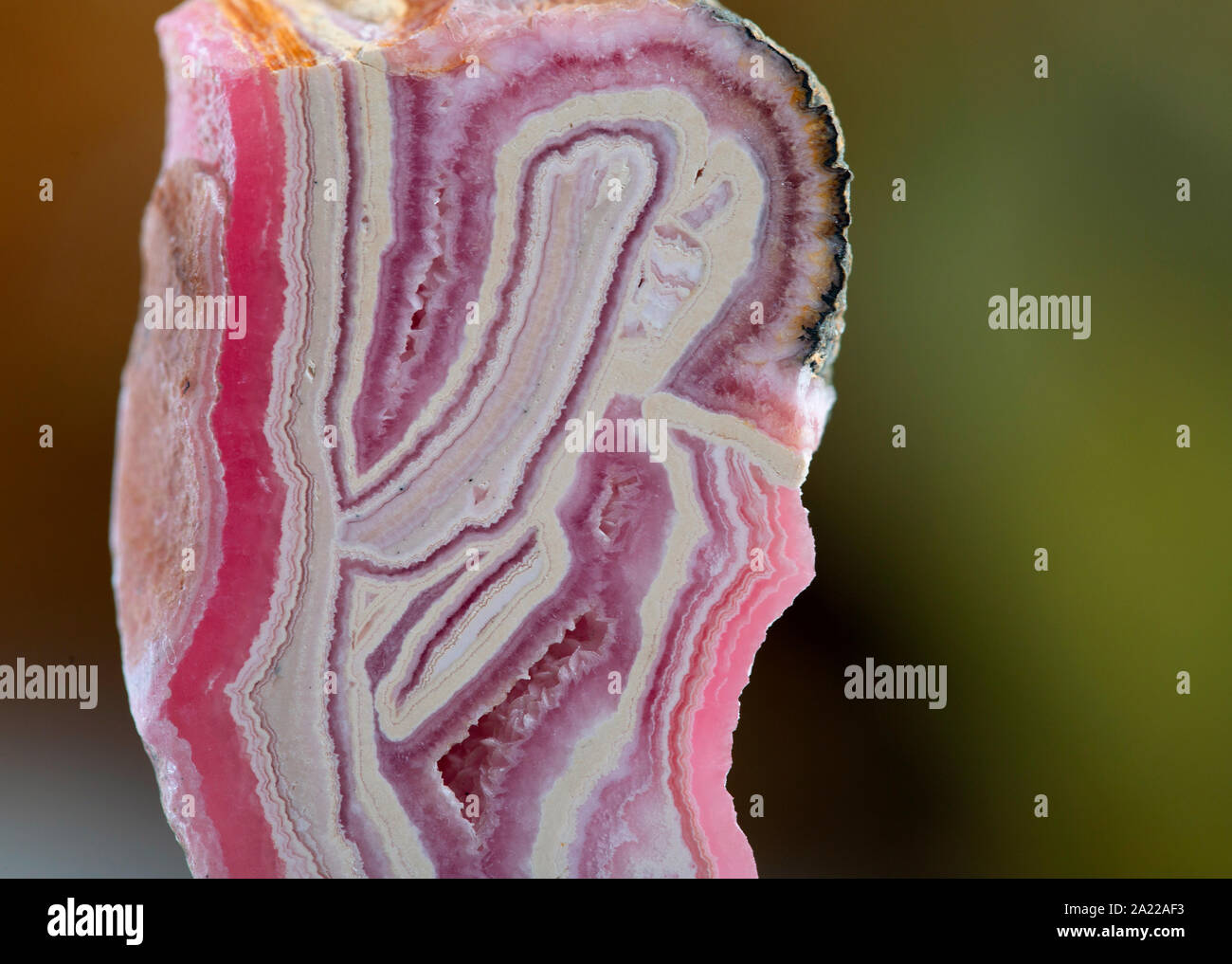 rodocrosite stone. natural mineral specimens Stock Photo - Alamy