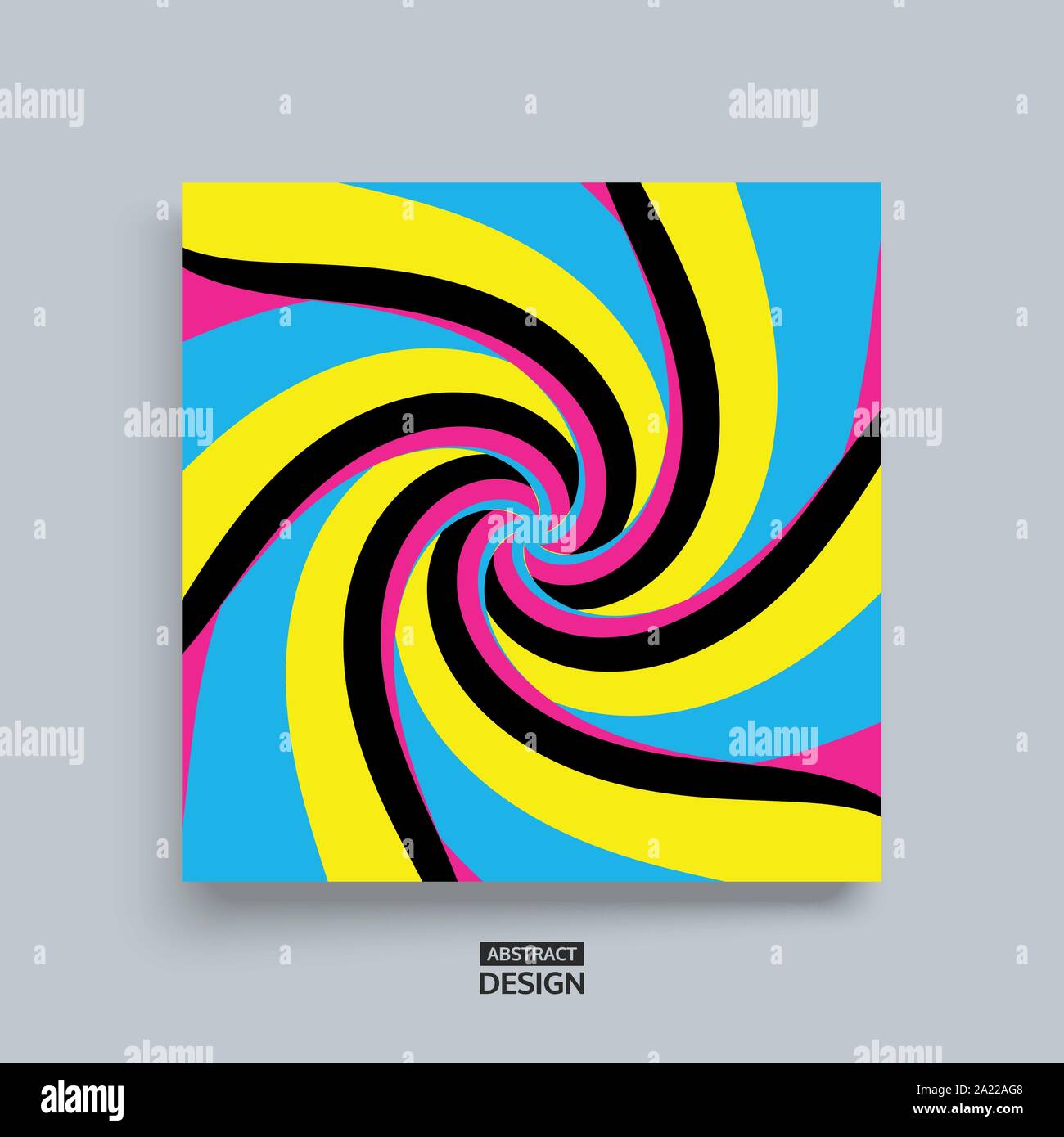 Abstract swirl background. Cover design template. Vector illustration ...