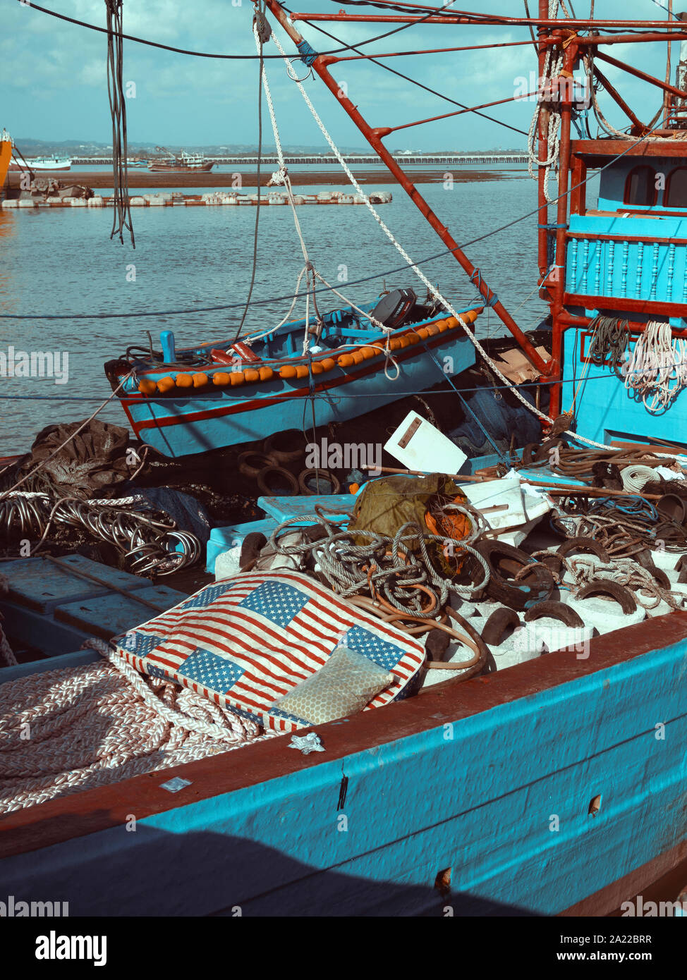 Fishing boat, Bali, Indonesia Stock Photo - Alamy
