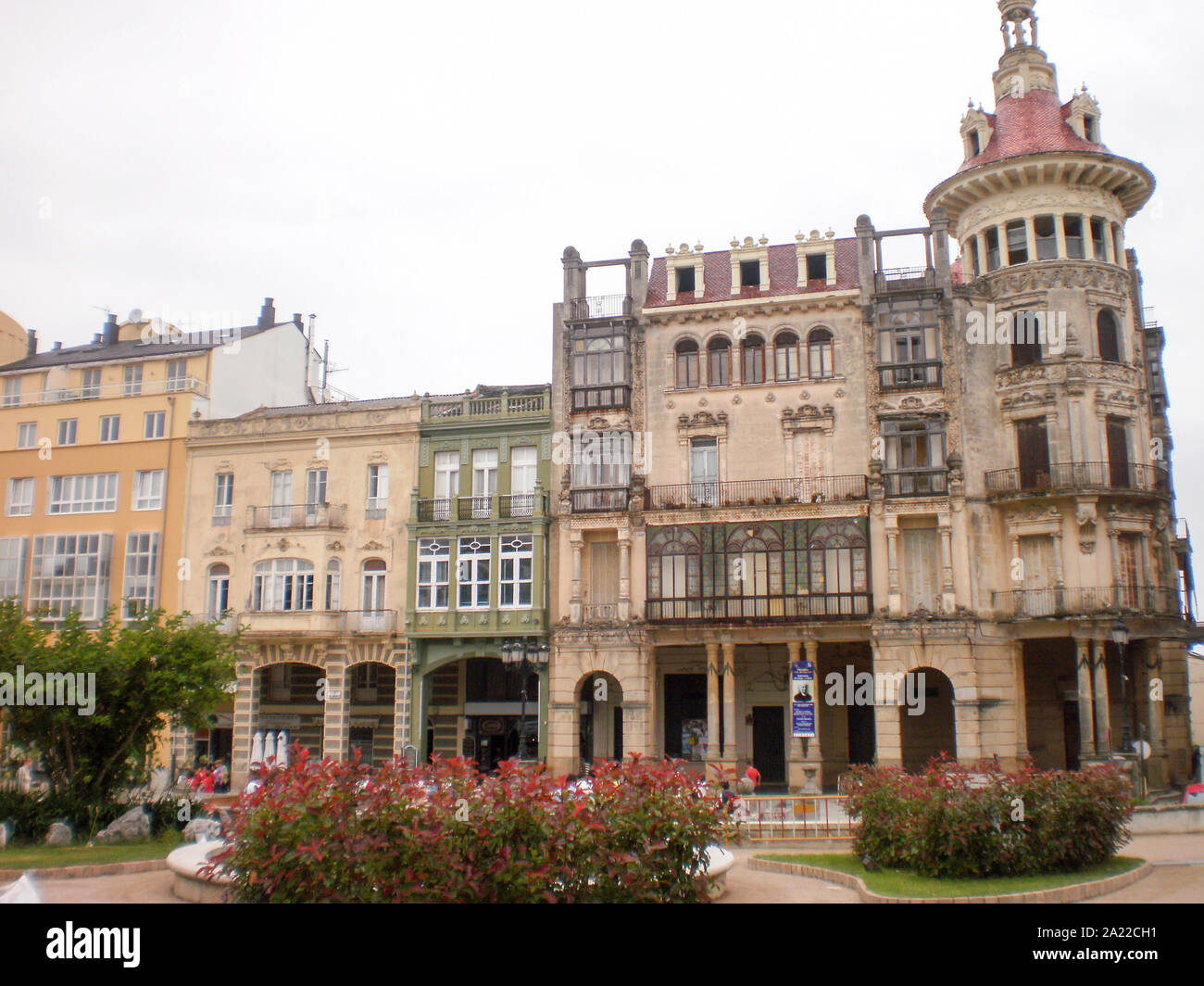 Neoclassical architecture in galicia hi-res stock photography and ...