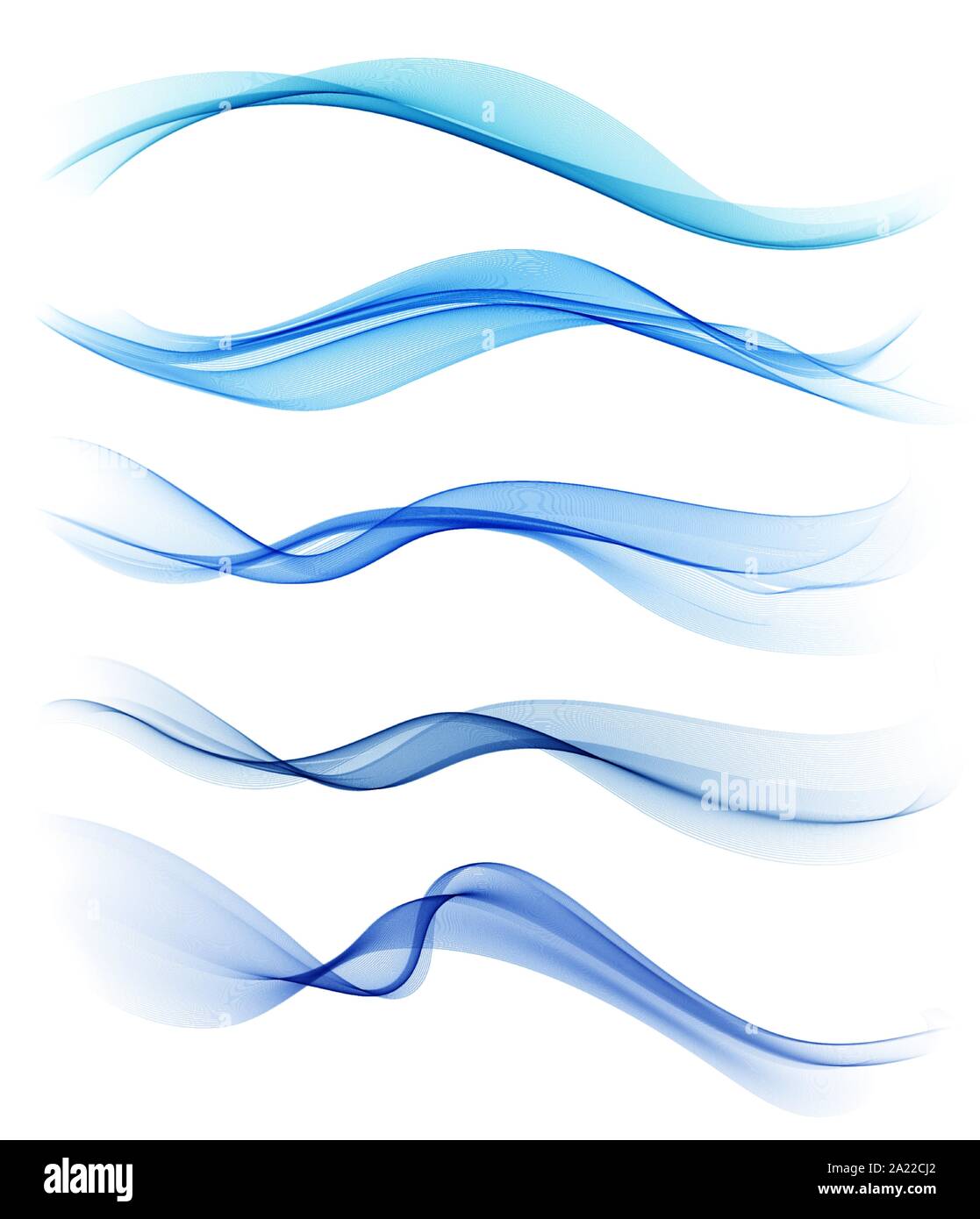 Dynamic blue ocean wave Cut Out Stock Images & Pictures - Alamy