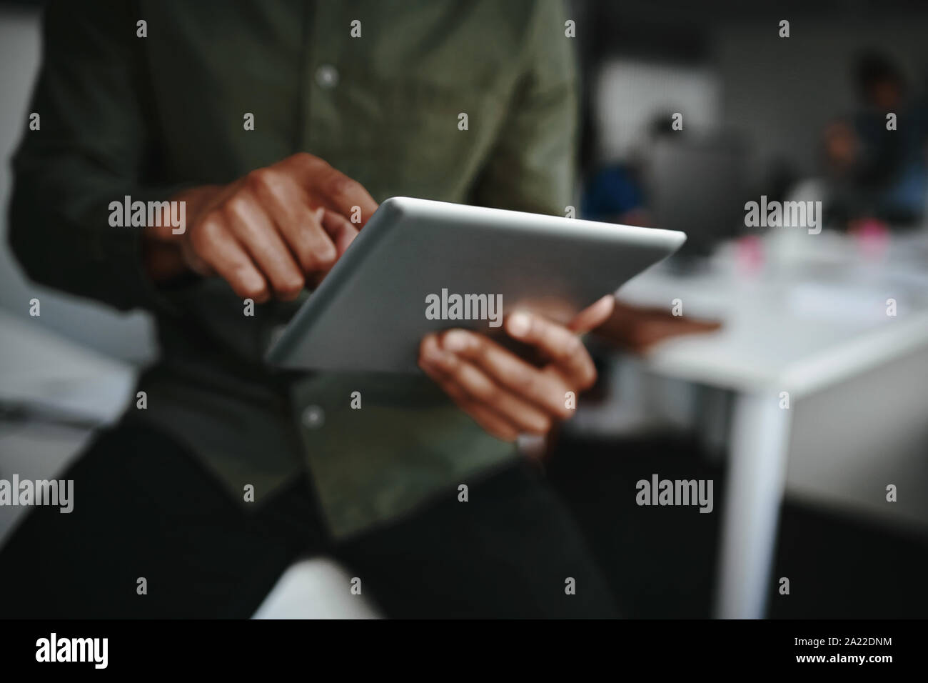 Finger touching digital screen hi-res stock photography and images - Alamy