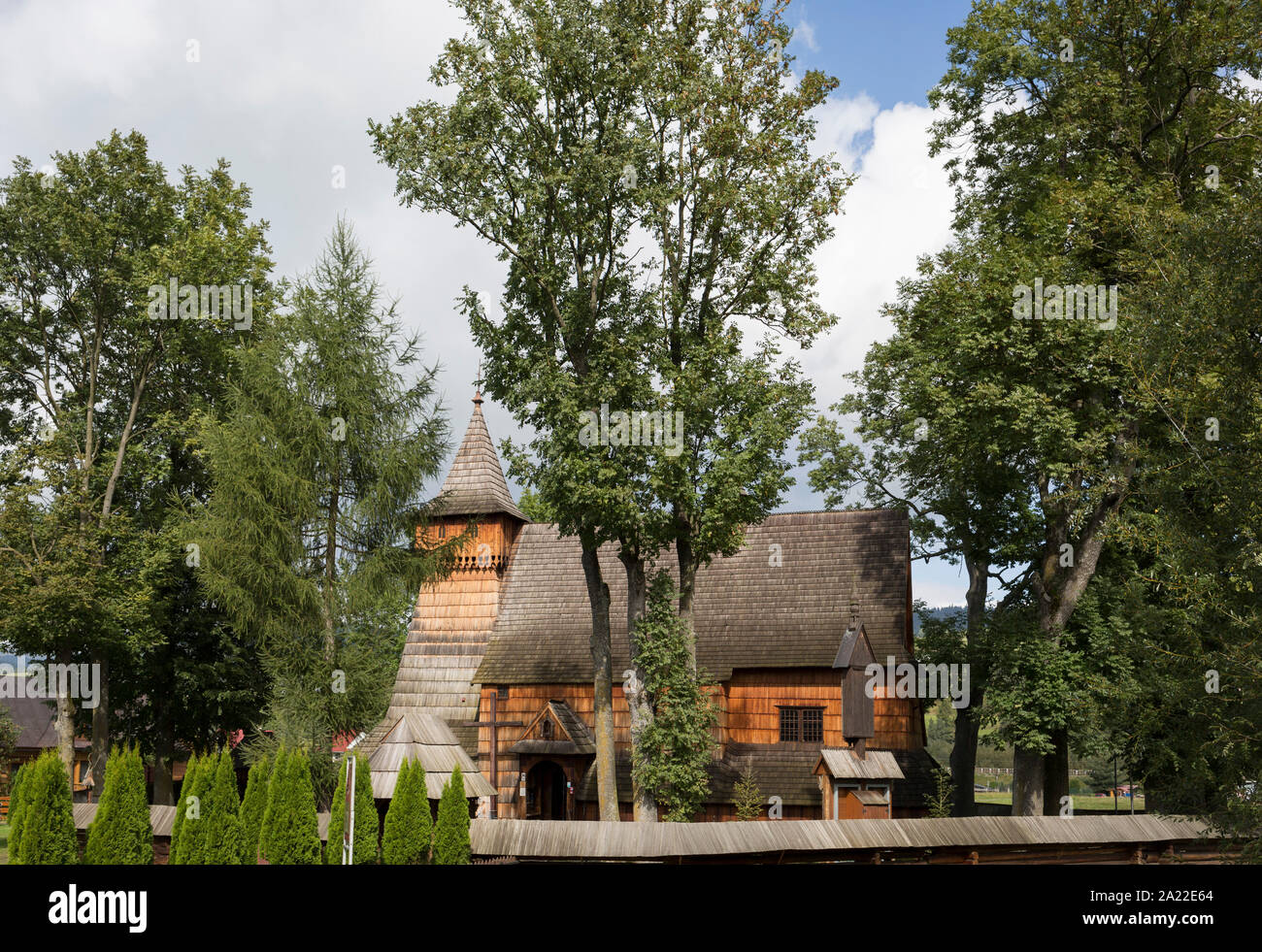 An exterior of the Parish Church of St. Michael the Archangel, Debno ...