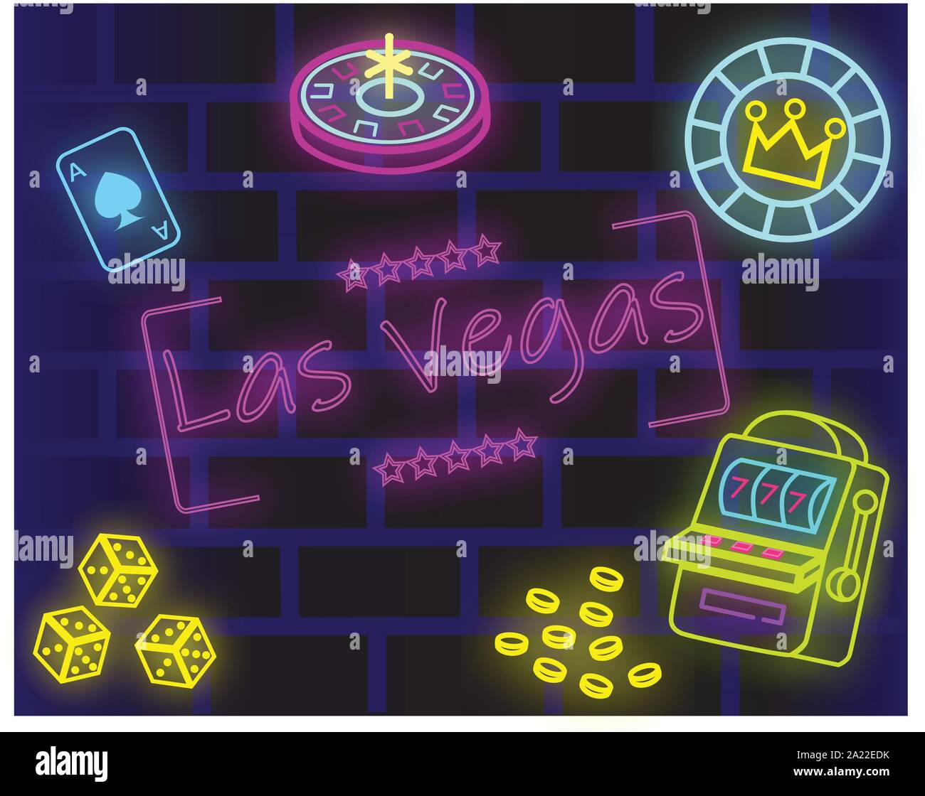 Las vegas hotels Stock Vector Images - Alamy