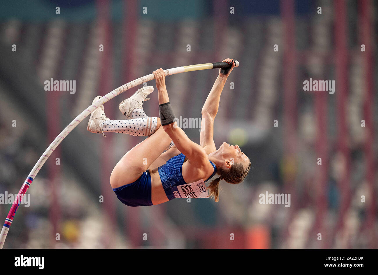 Doha, Qatar. 29th Sep, 2019. Winner Anzhelika SIDOROVA (ANA/RUS/1st ...