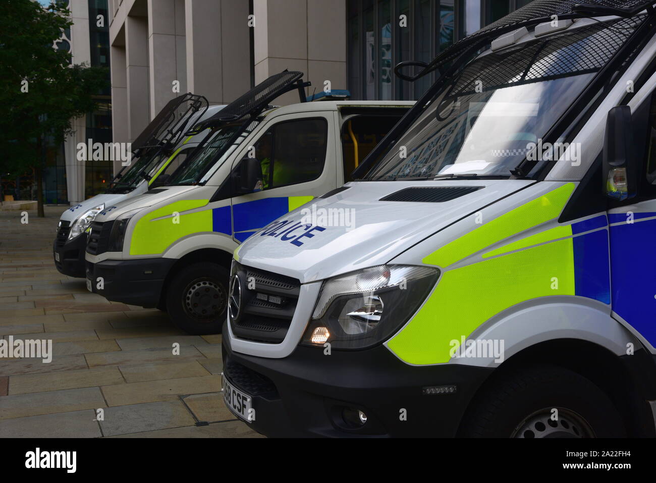 Manchester police vehicle hi-res stock photography and images - Alamy