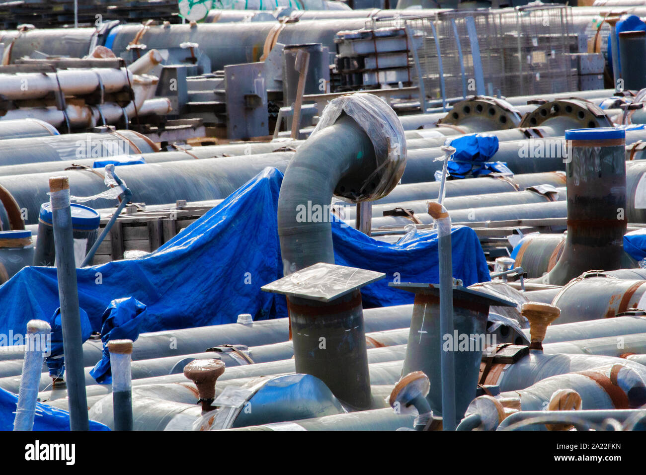 Gas equipment for laying a gas pipeline on the bottom of the Baltic sea ...