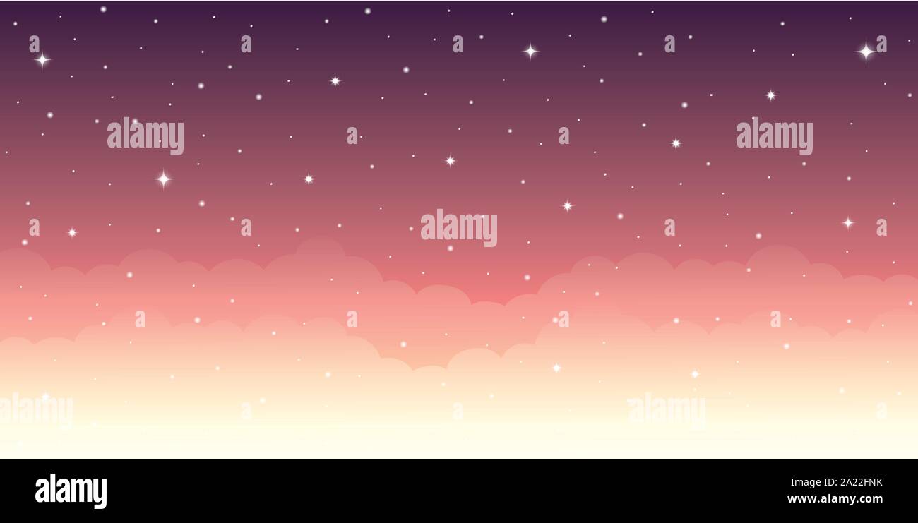 Deep blue purple sky Stock Vector Images - Alamy