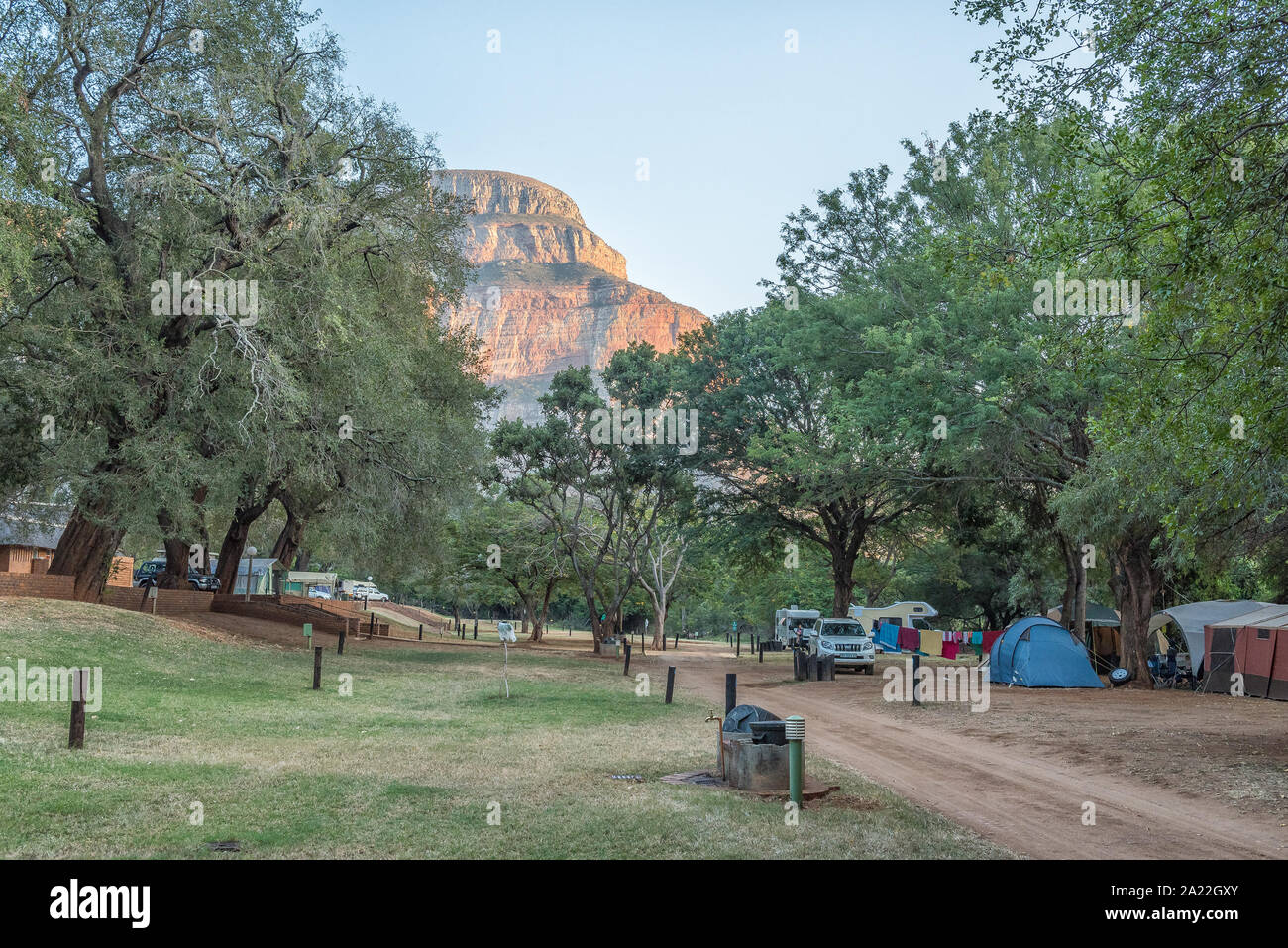 SWADINI, SOUTH AFRICA - MAY 19, 2019: View of the caravan park at ...