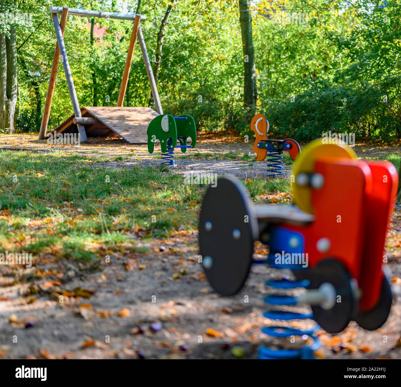 Flying fox playground hi-res stock photography and images - Alamy