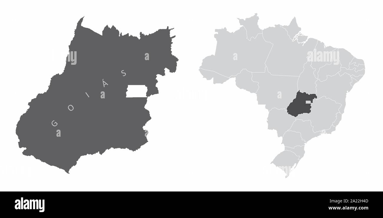 Goias State Brazil Stock Vector Image & Art - Alamy