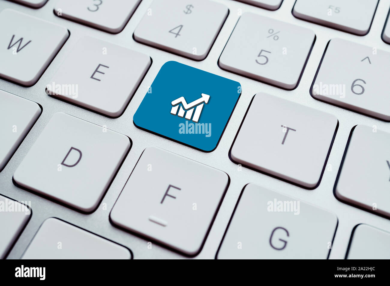 graph keyboard button for background Stock Photo - Alamy