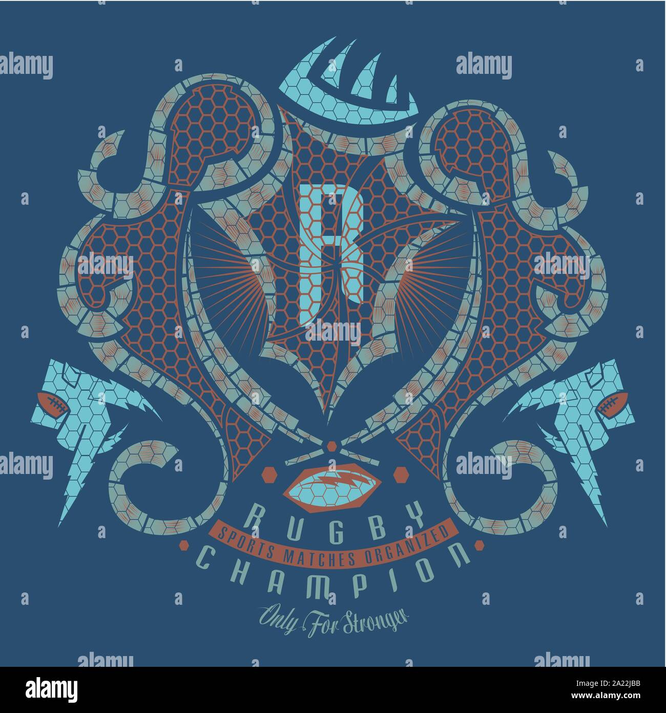 Vintage rugby poster hi-res stock photography and images - Alamy