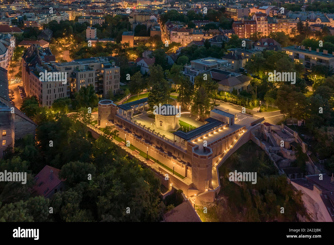 Tomb of Gul baba in budapest. Turkish memorial monument. Hungary ...