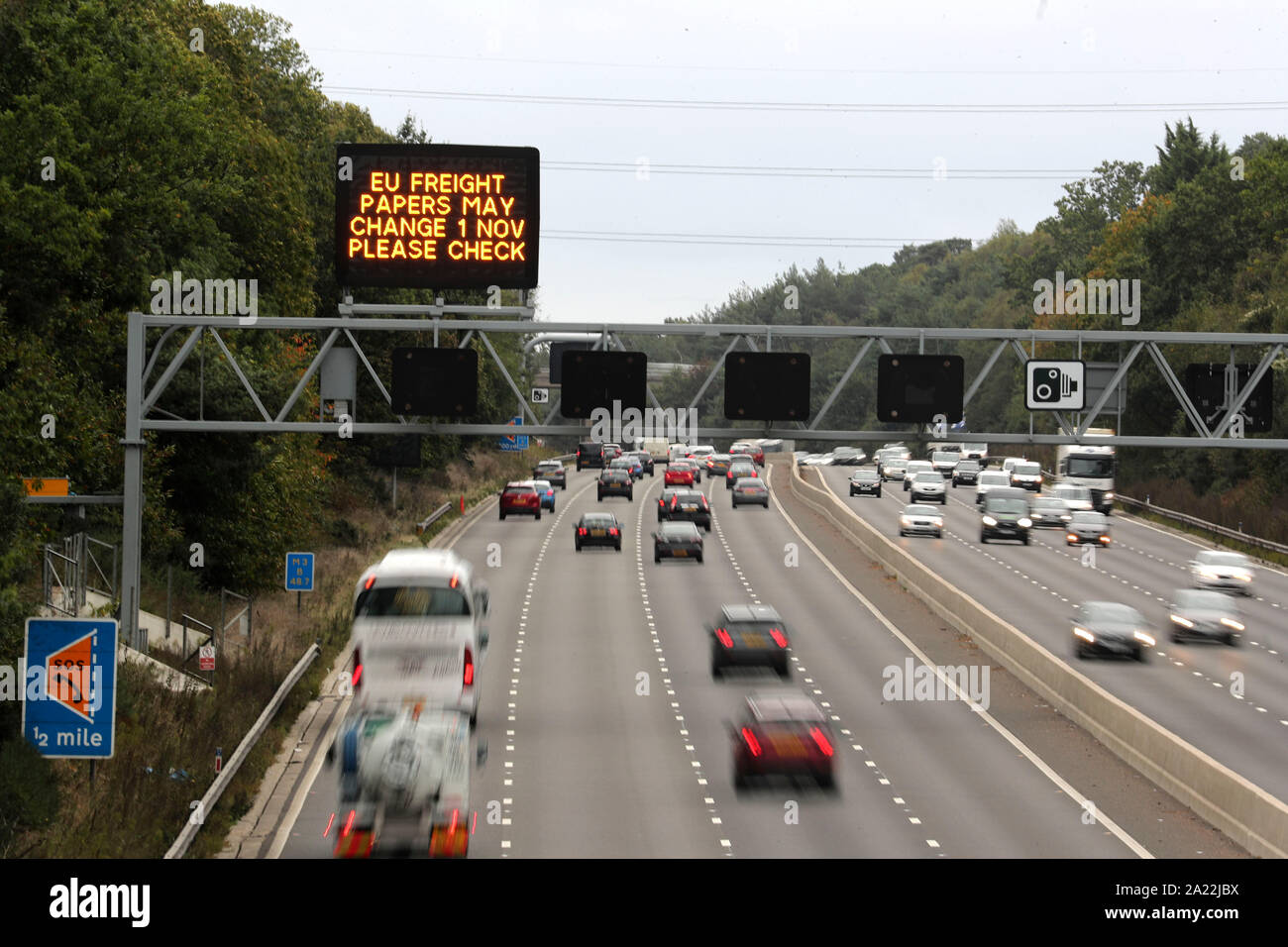 Motorway Matrix Sign High Resolution Stock Photography and Images - Alamy