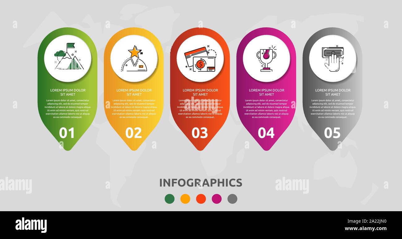 Circle Graph With 5 Spaces