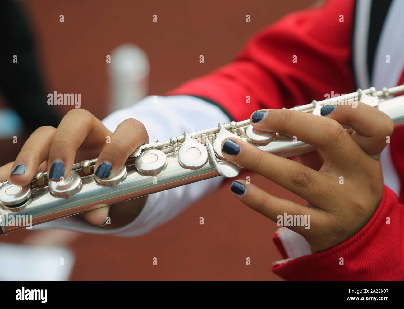 High school marching band football game hi-res stock photography and ...