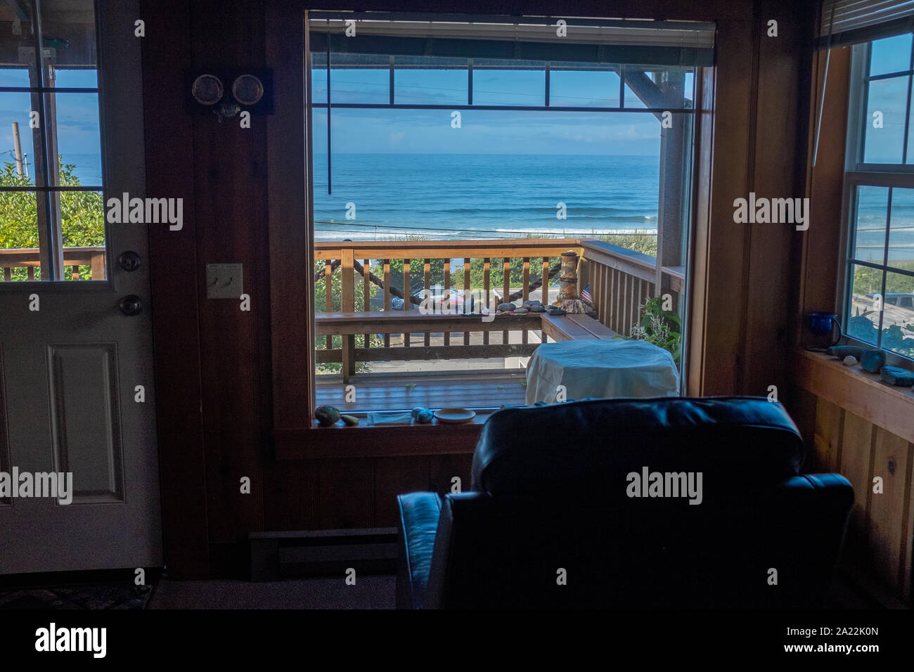 Cozy seaside cottage, Oceanside, Oregon, USA Stock Photo - Alamy