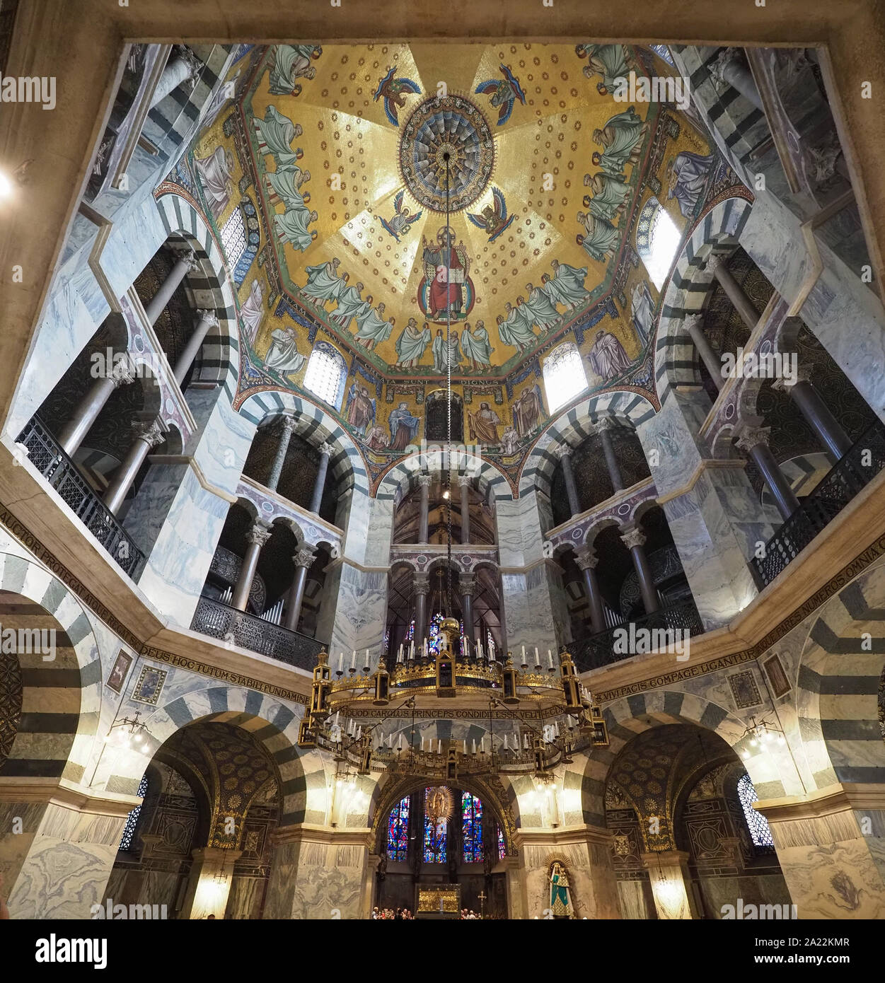 AACHEN, GERMANY - CIRCA AUGUST 2019: Charlemagne Palatine Chapel at ...