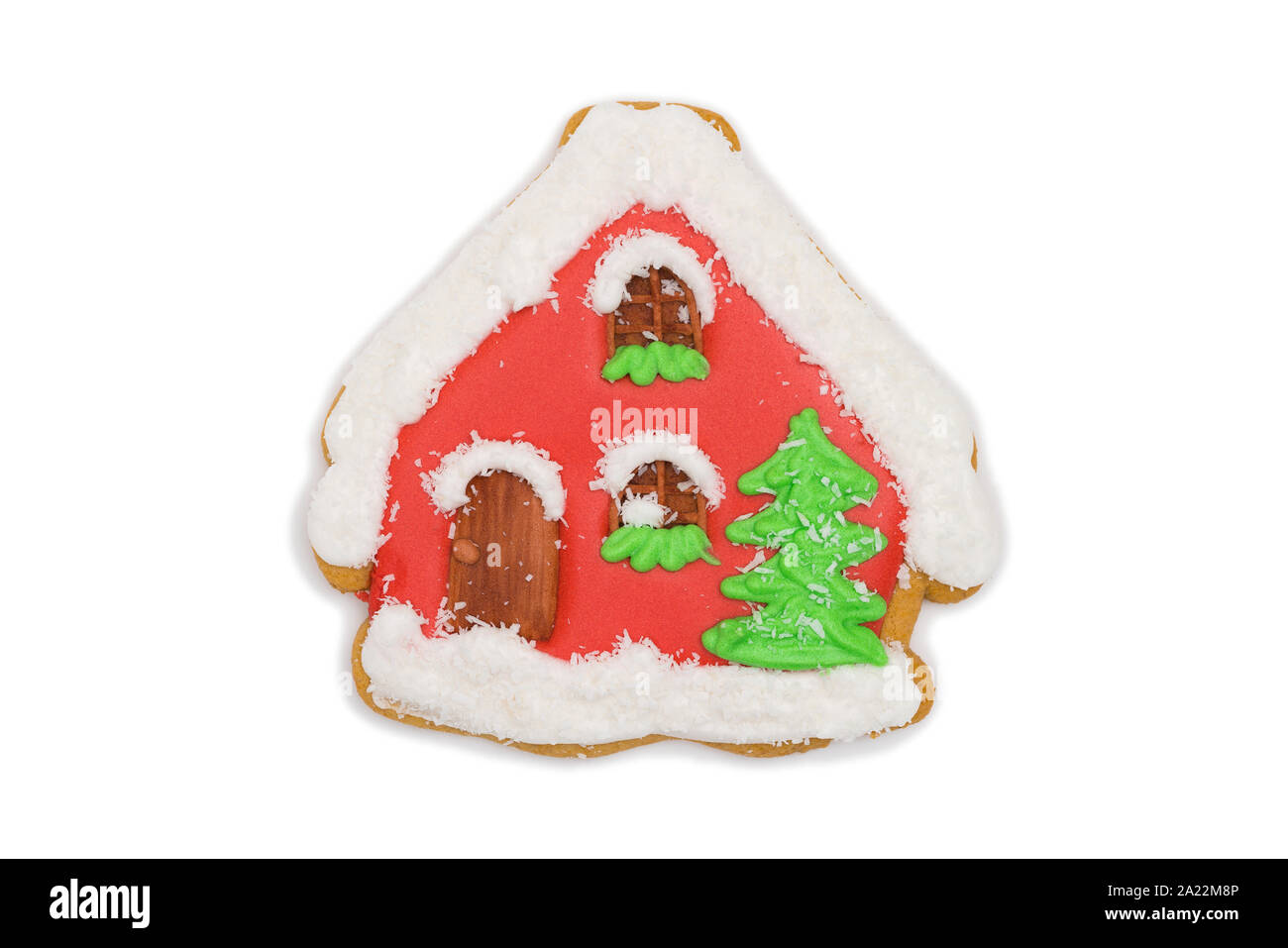 Christmas tree made gold Cut Out Stock Images & Pictures - Alamy