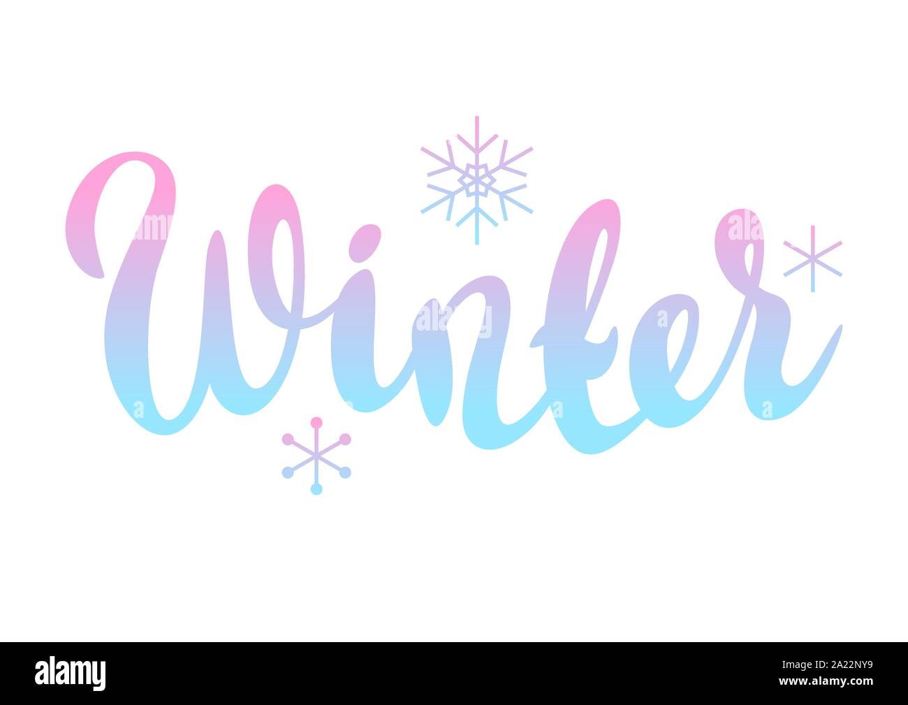 Handdrawn lettering merry christmas Stock Vector Images - Alamy