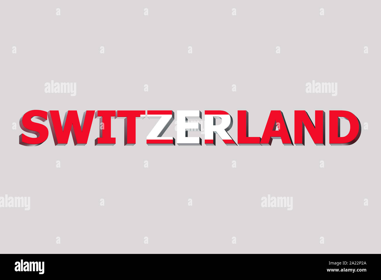 Flag of Switzerland on a text background Stock Photo - Alamy