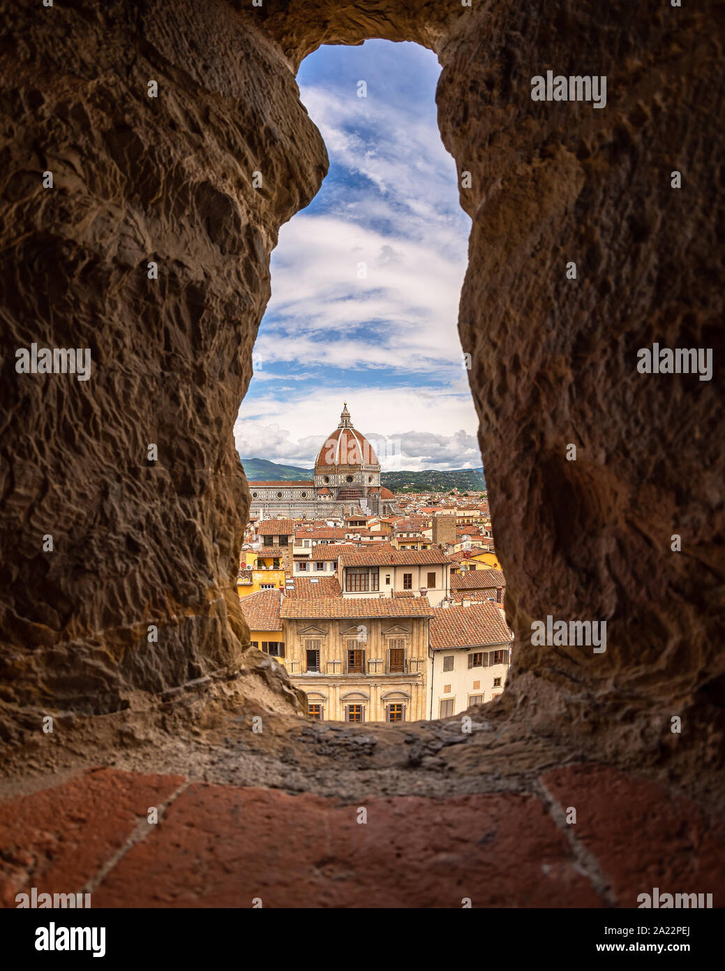 City scape in Florence, Italy. Amazing mediterran city, where many ...