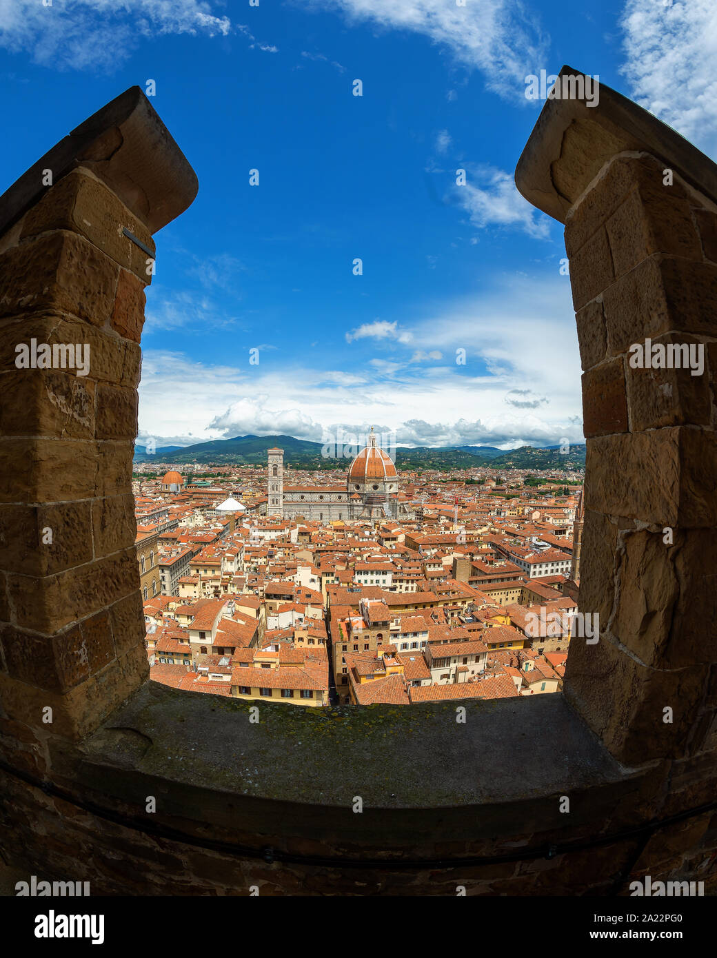 City scape in Florence, Italy. Amazing mediterran city, where many ...