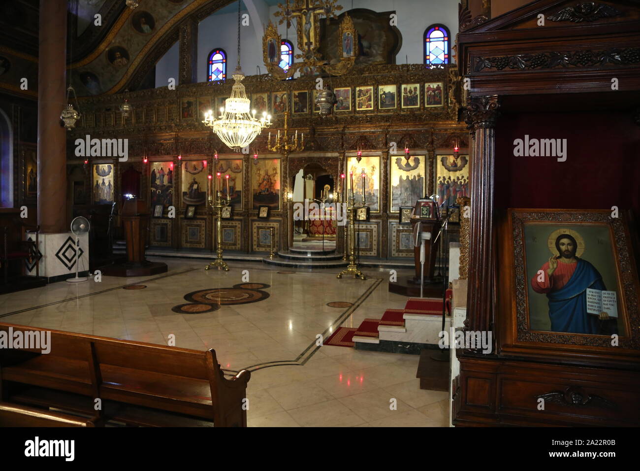 Saints Constantine and Helen church, Cairo, Egypt Stock Photo - Alamy