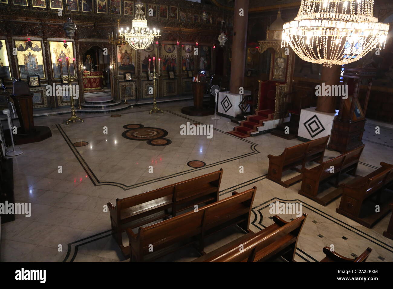 Saints Constantine and Helen church, Cairo, Egypt Stock Photo - Alamy