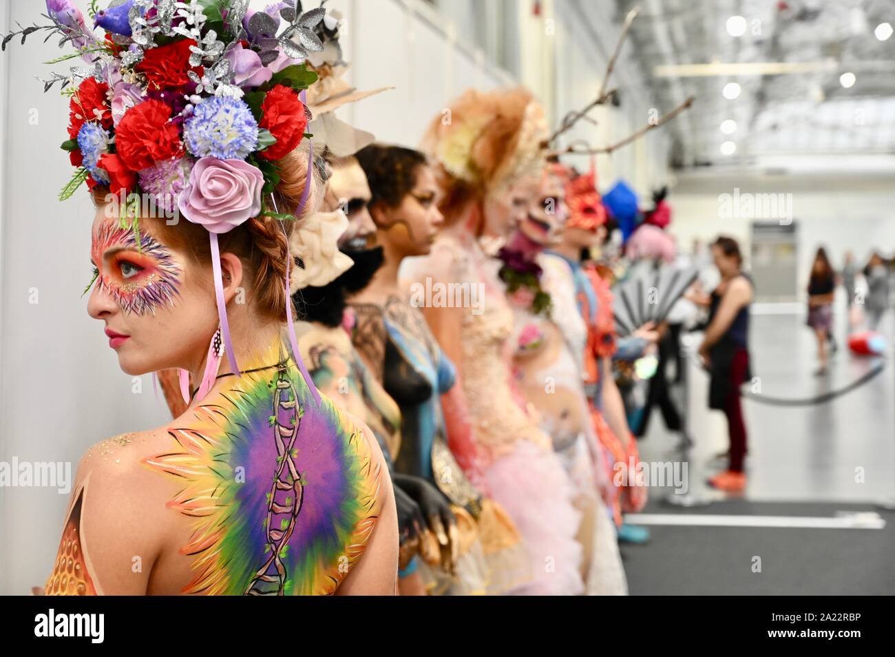 Brush Wars 2019. Body Painting Competition. Olympia Beauty, Grand Hall ...