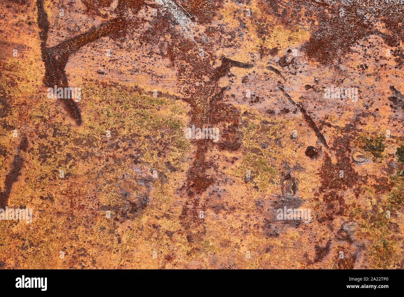 Rusty scratchy texture Stock Photo - Alamy