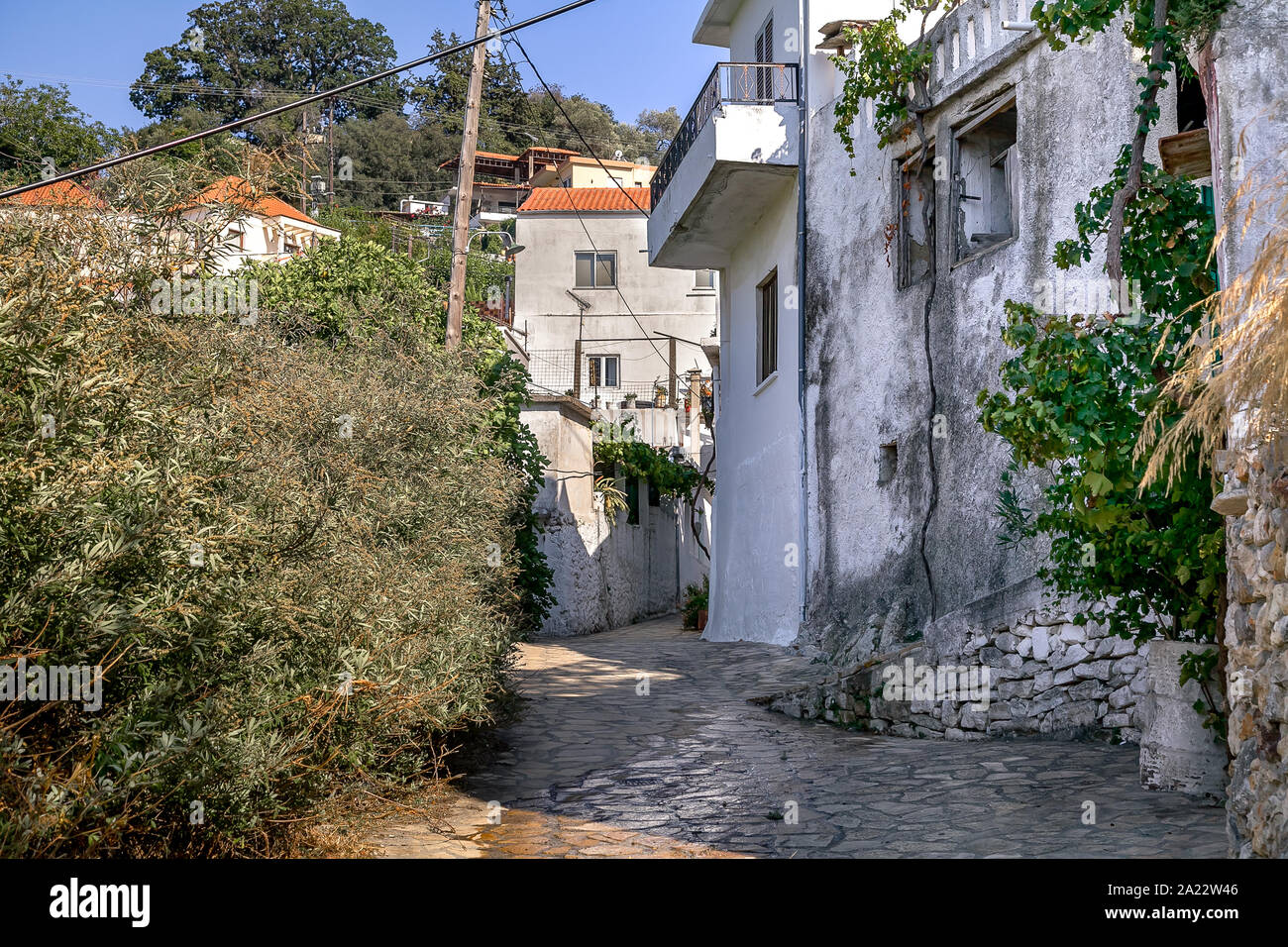 Tourism in crete: in a village hi-res stock photography and images - Alamy