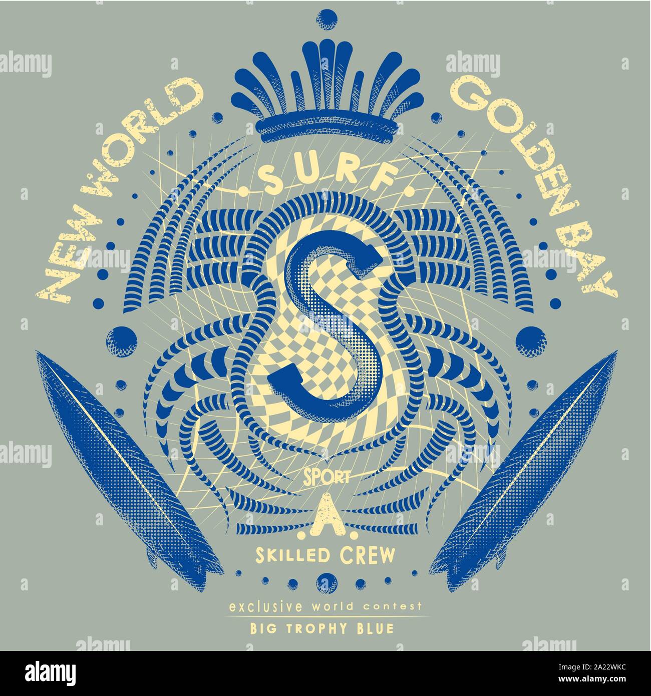 Logo of surf club, vector illustration Stock Vector Image & Art - Alamy