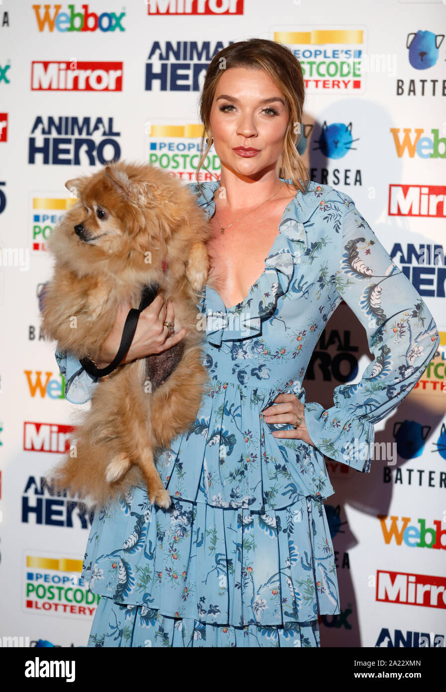Candice Brown attending the Mirror Animal Hero Awards 2019, in ...