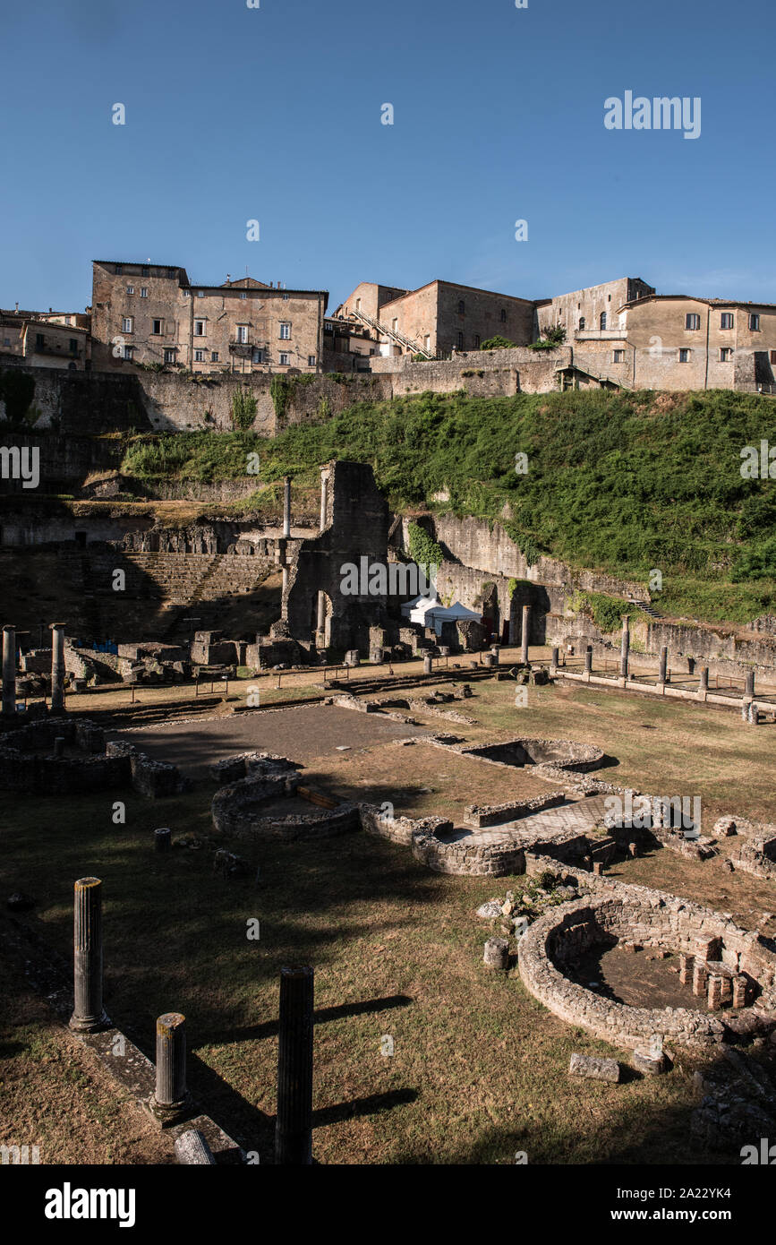 The Roman Theater from the hill Stock Photo - Alamy