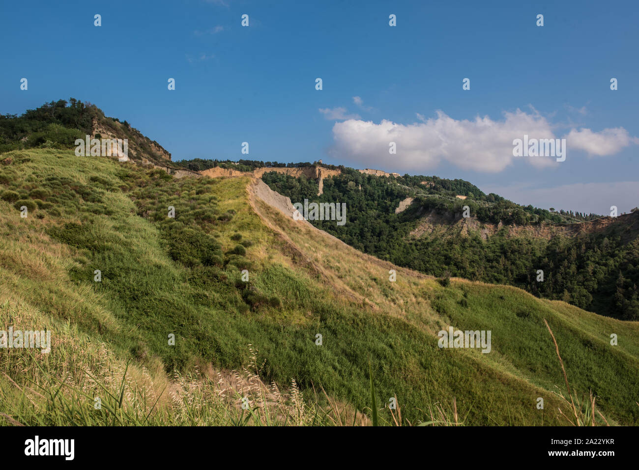 The "balze", a geological phenomenon in the countryside around Volterra ...