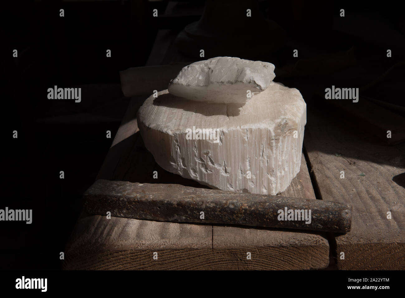 Inside the Alabaster museum Stock Photo - Alamy