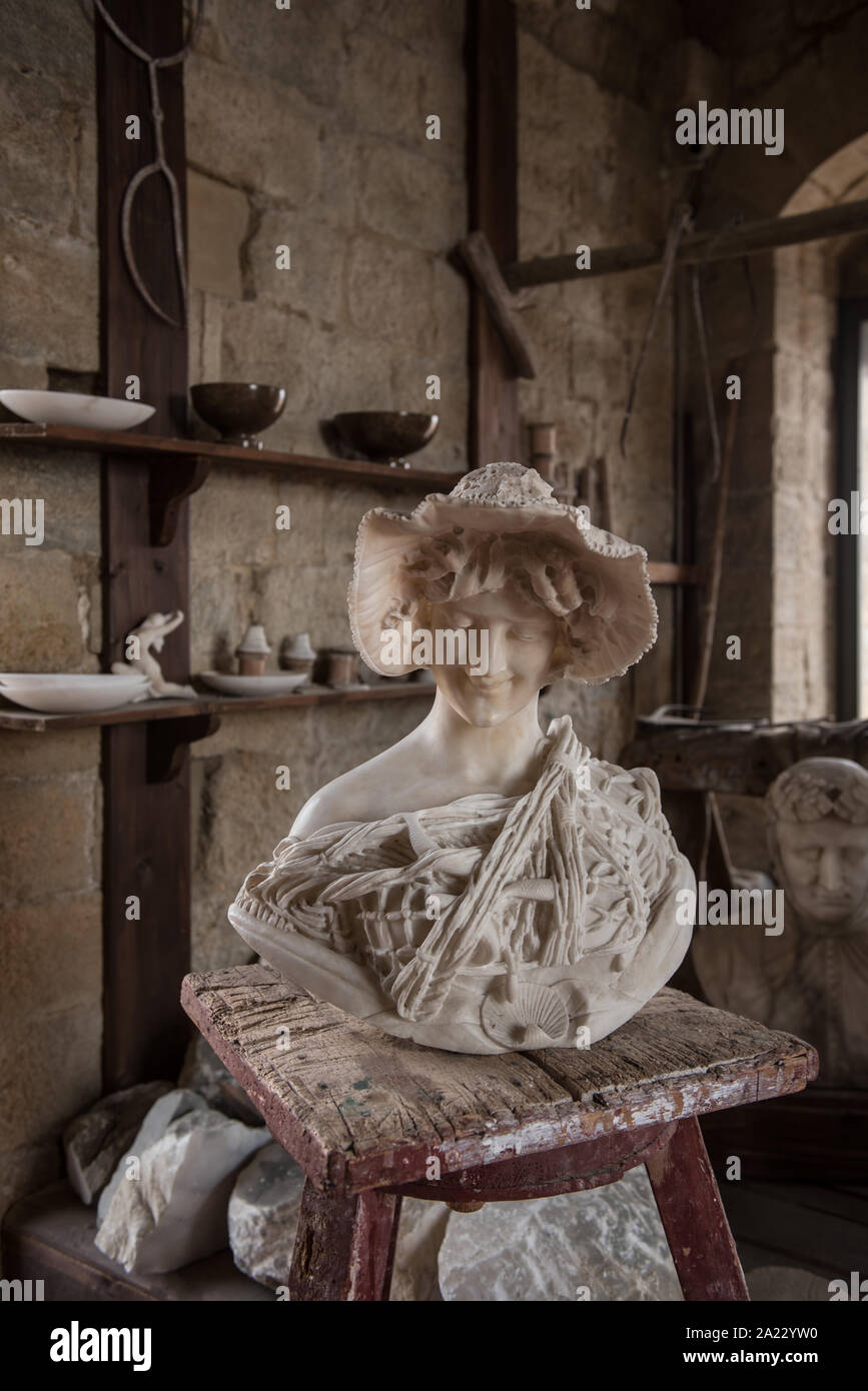 Inside the Alabaster museum Stock Photo - Alamy