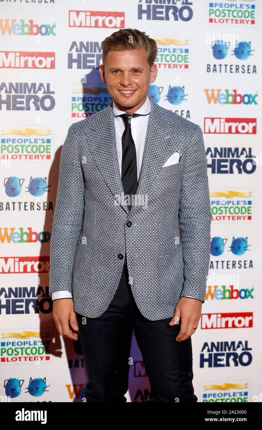 Jeff Brazier attending the Mirror Animal Hero Awards 2019, in ...
