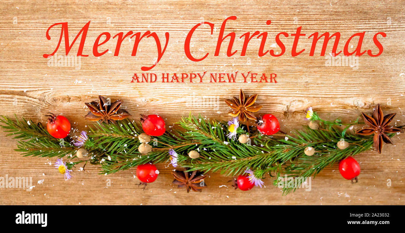 Merry Christmas and Happy New Year theme concept. Closeup Christmas ...
