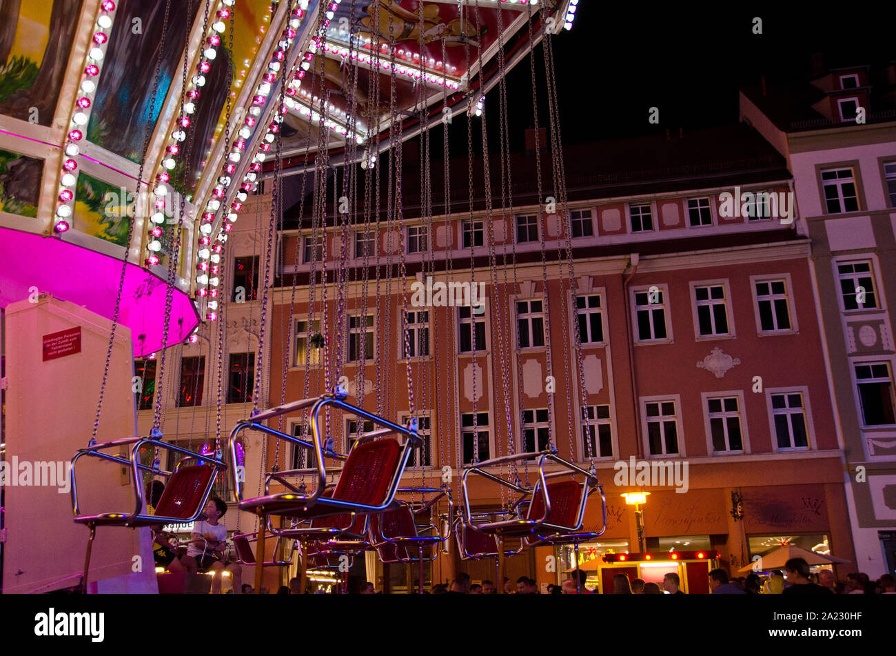 High chair carousel fun fair hi-res stock photography and images - Alamy