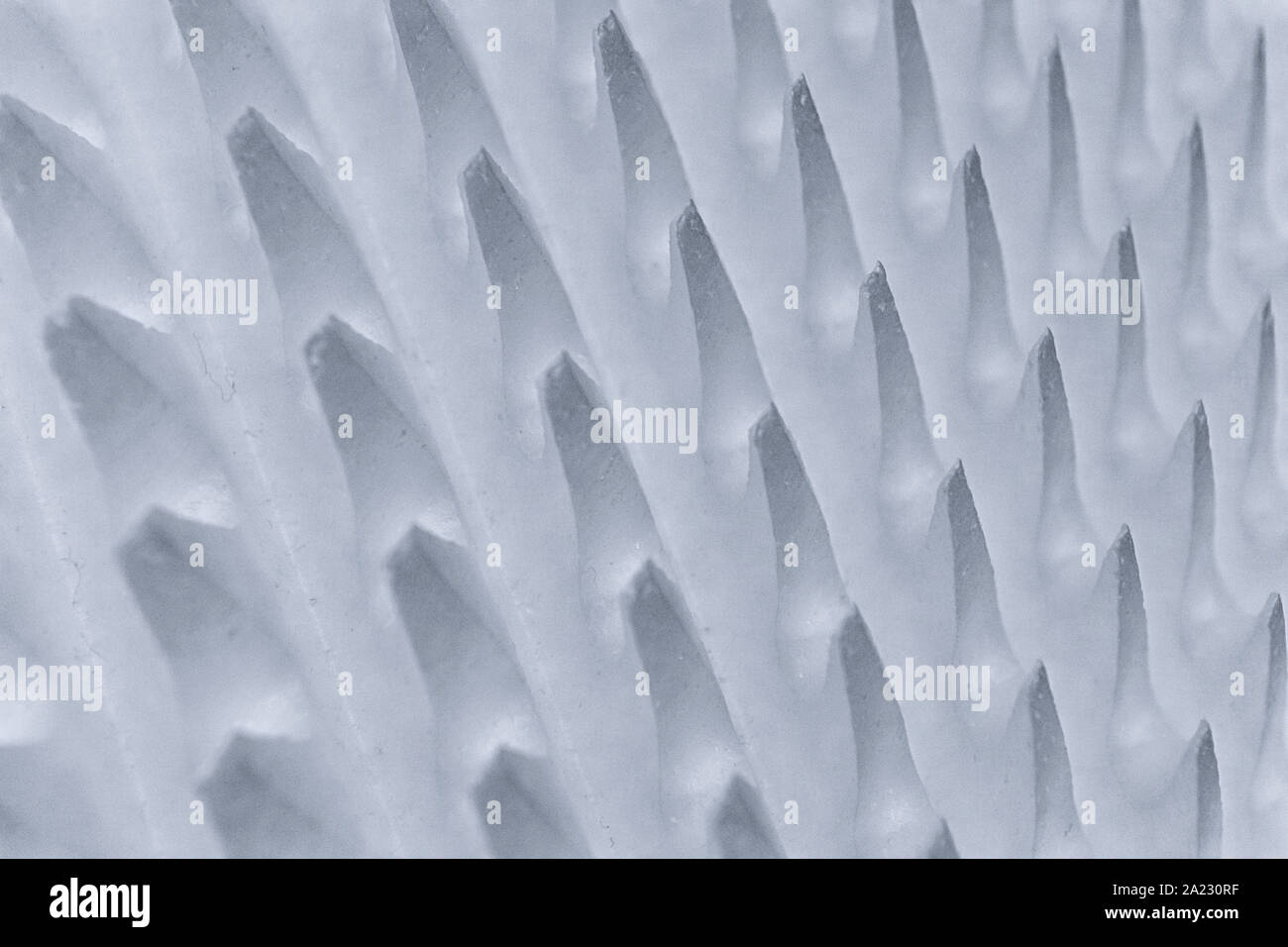 Styrofoam cut into spike patterns Stock Photo - Alamy